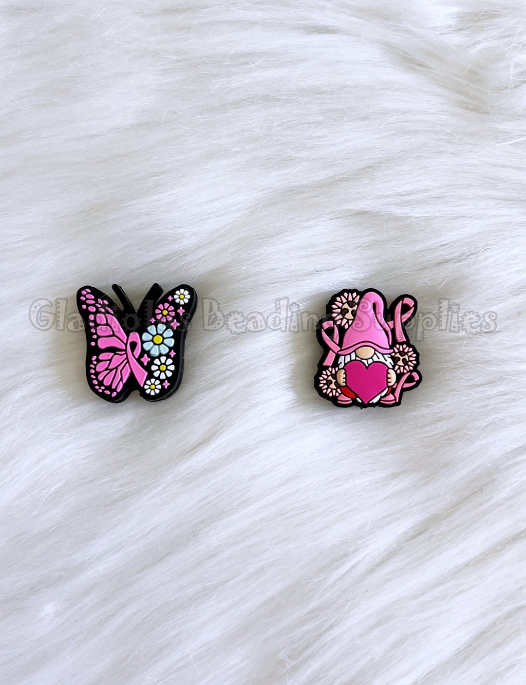 30mm, We Wear Pink, Hope Beads, Faith Beads, Focal Silicone Beads ...