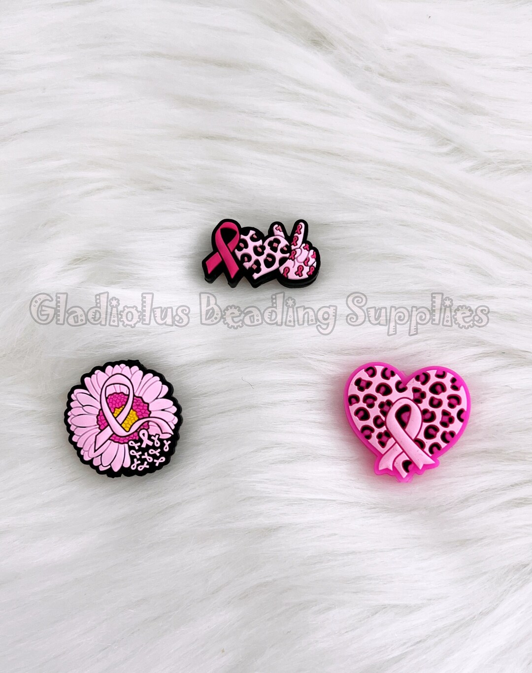 30mm, We Wear Pink, Hope Beads, Faith Beads, Focal Silicone Beads ...