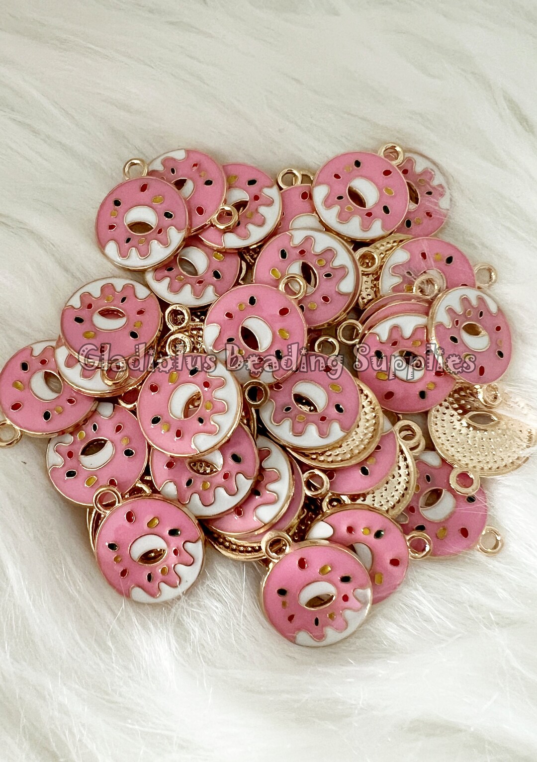 21mm Donut Enamel Charms, Colorful Donut Charm, Charms, Loose Charms ...