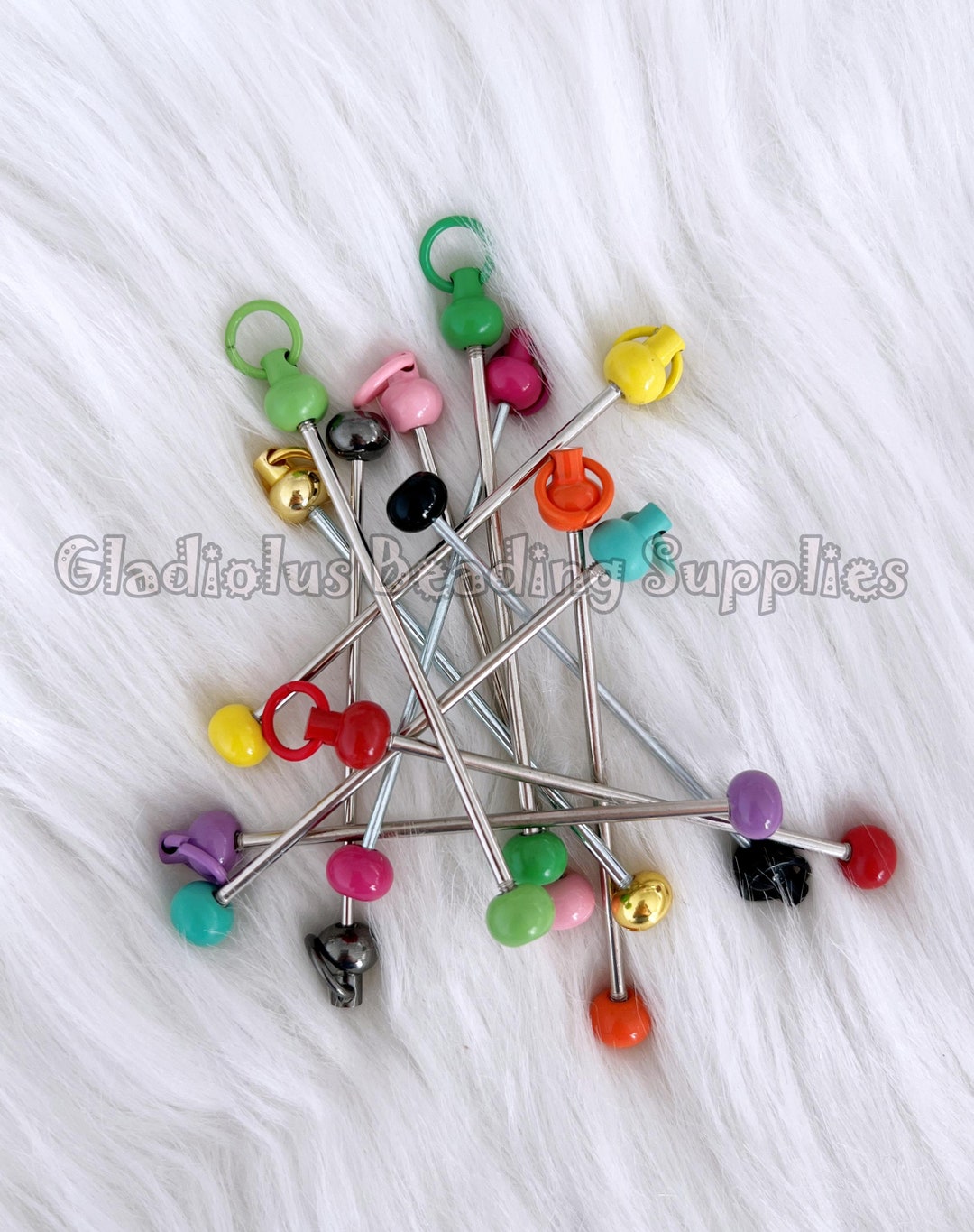 3-10PCS DIY Beadable Bars, Metal Bars, Keychain Blanks, DIY Chunky ...