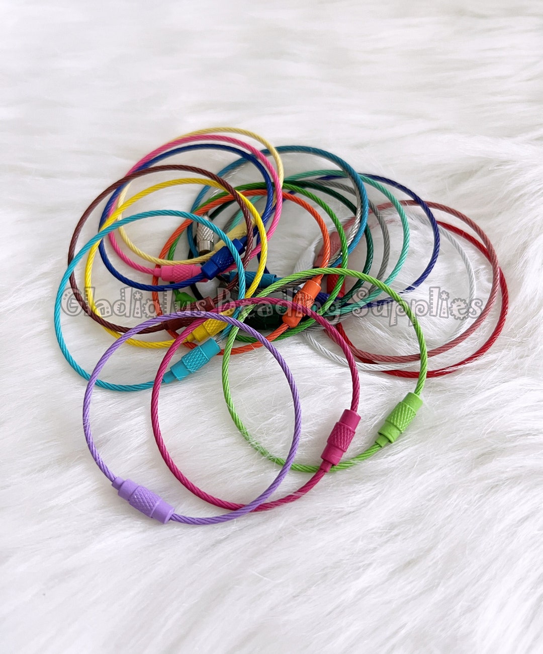 150mm Stainless Steel Wire Rings, Wires for Keychain, Mini Wires With ...