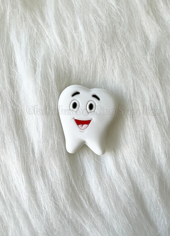 27mm24mm Tooth Beads Colorful Beads Silicone Beads Focal - Etsy