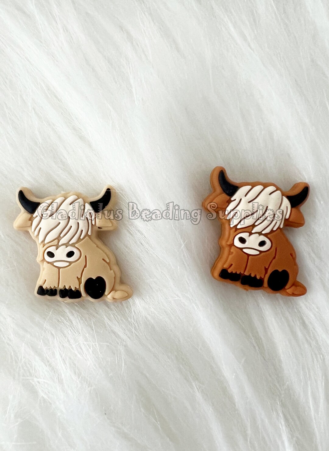27mm*26mm, Cow Beads, Loose Beads, Silicone Beads, Focal Silicone Beads ...