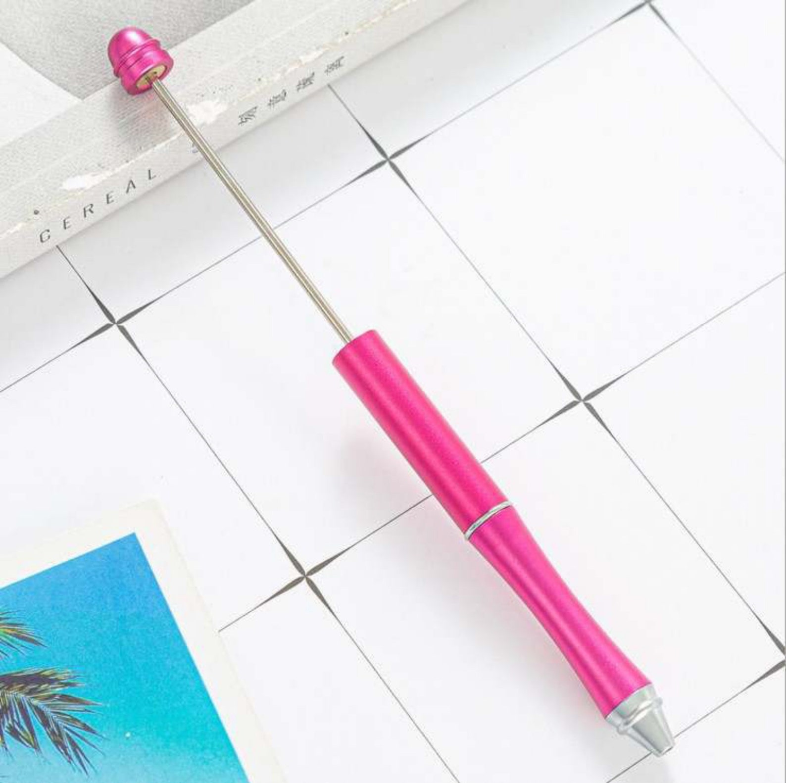 DIY Beadable Pens Metal Pens for Chunky Bubblegum Beads Pen - Etsy