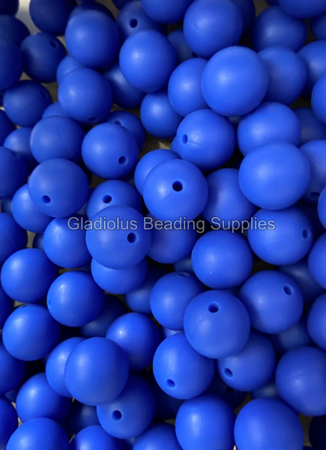 15mm Bead, Navy Blue, Solid Silicone Beads, Solid Beads, Wholesale ...