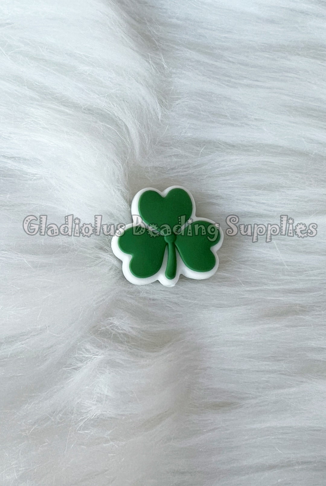 29mm*26mm, Shamrock Beads, Loose Beads, Silicone Beads, Focal Silicone ...