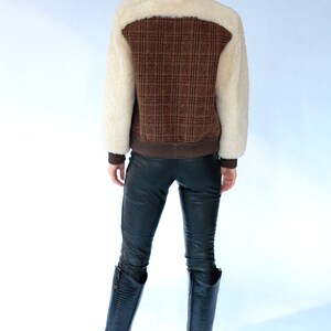 Prep School Plaid Shearling Jacket Size M - Etsy