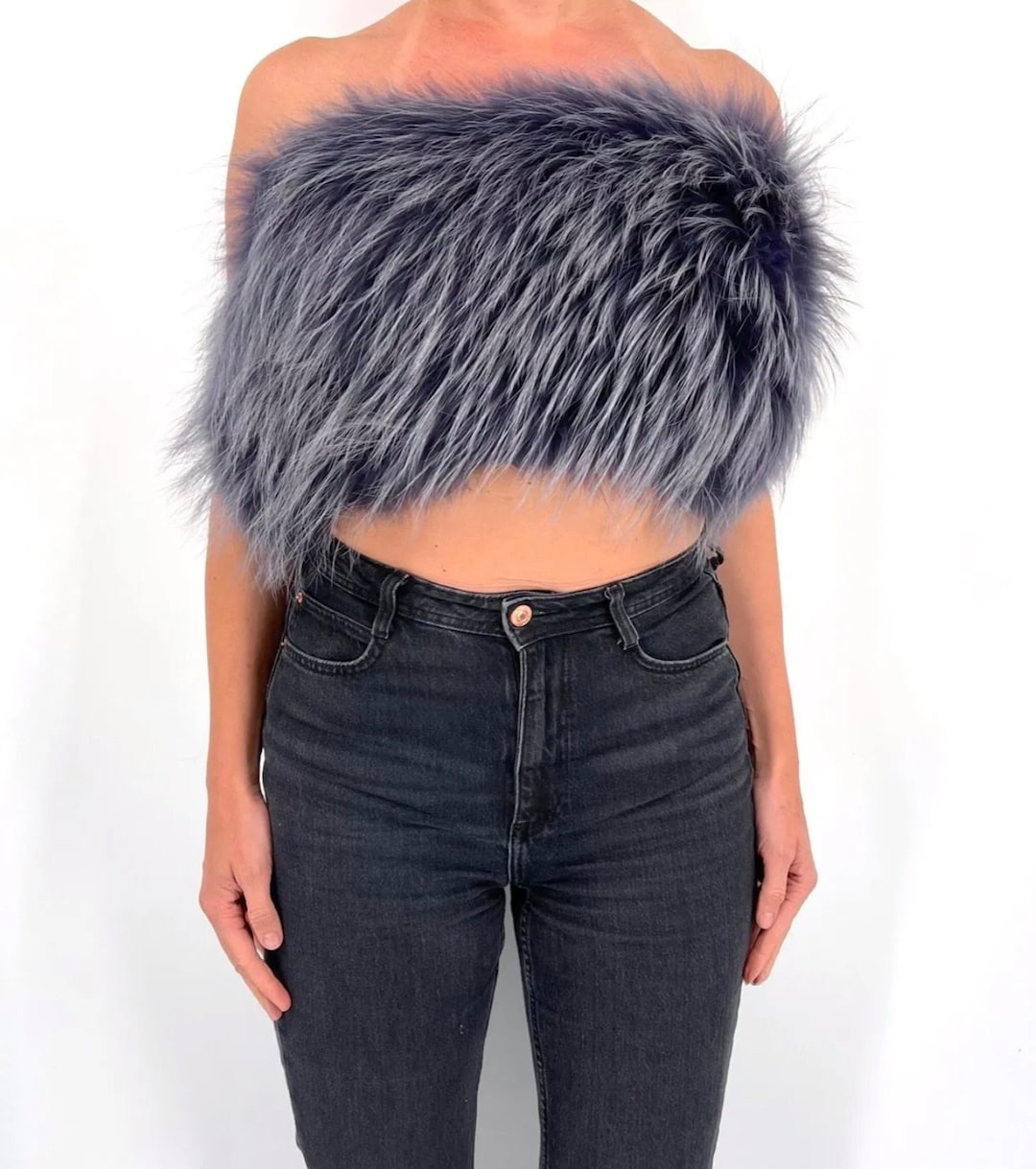 Fox Fur Tube Top/neck Warmer - Etsy