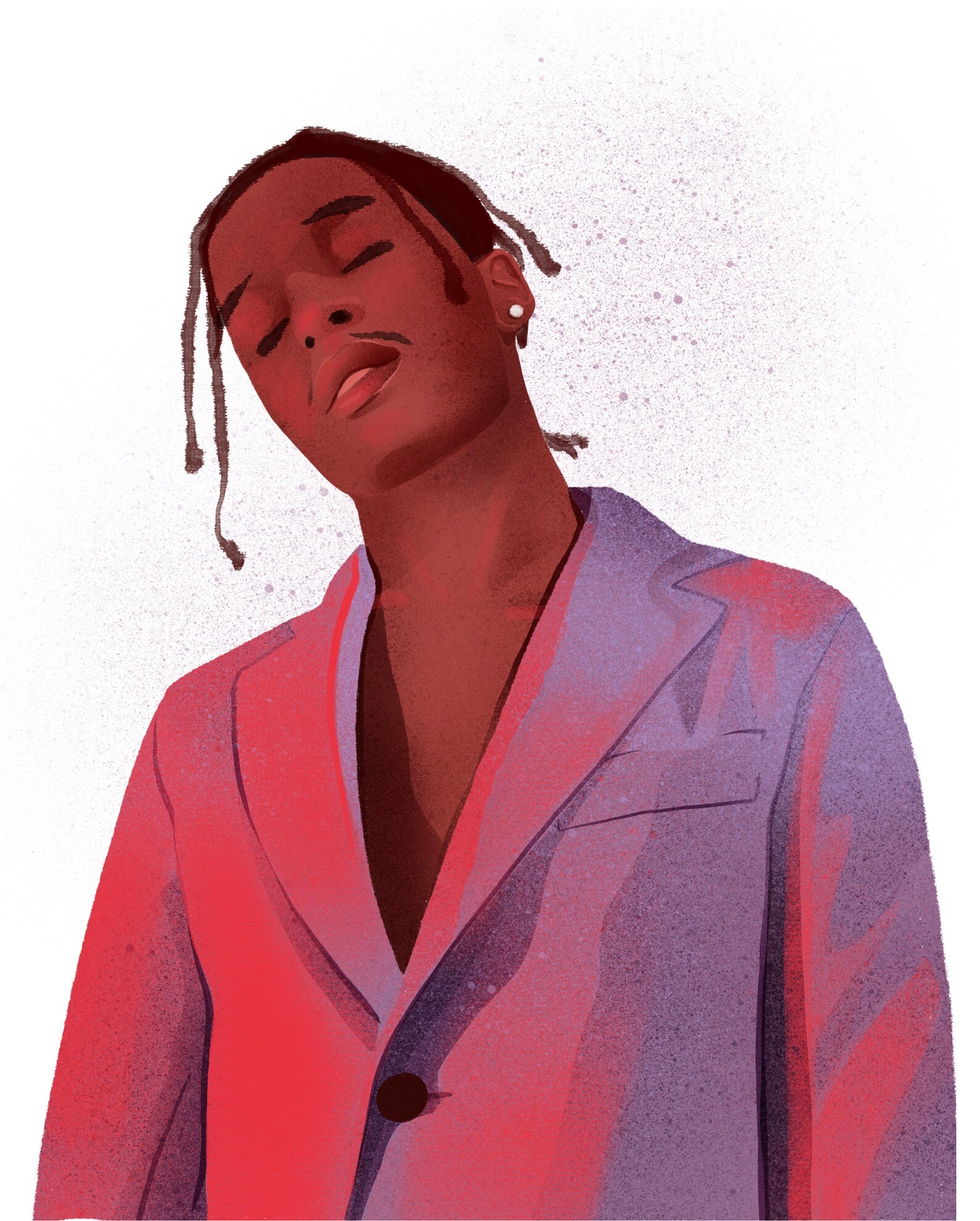 ASAP Rocky Poster Home Wall Art Print 11x14 Polygonal | Etsy