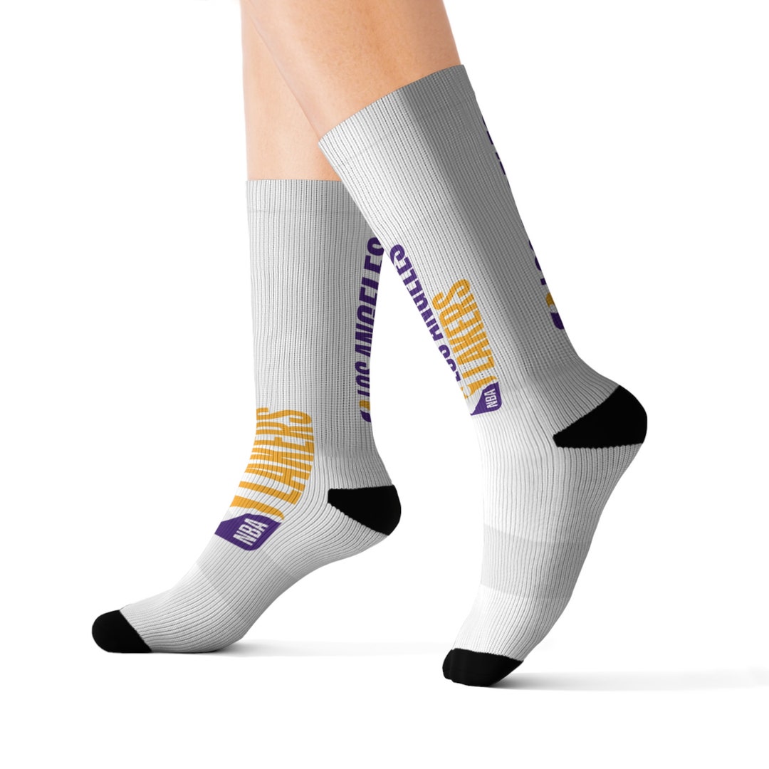 Los Angeles Lakers Socks - Etsy