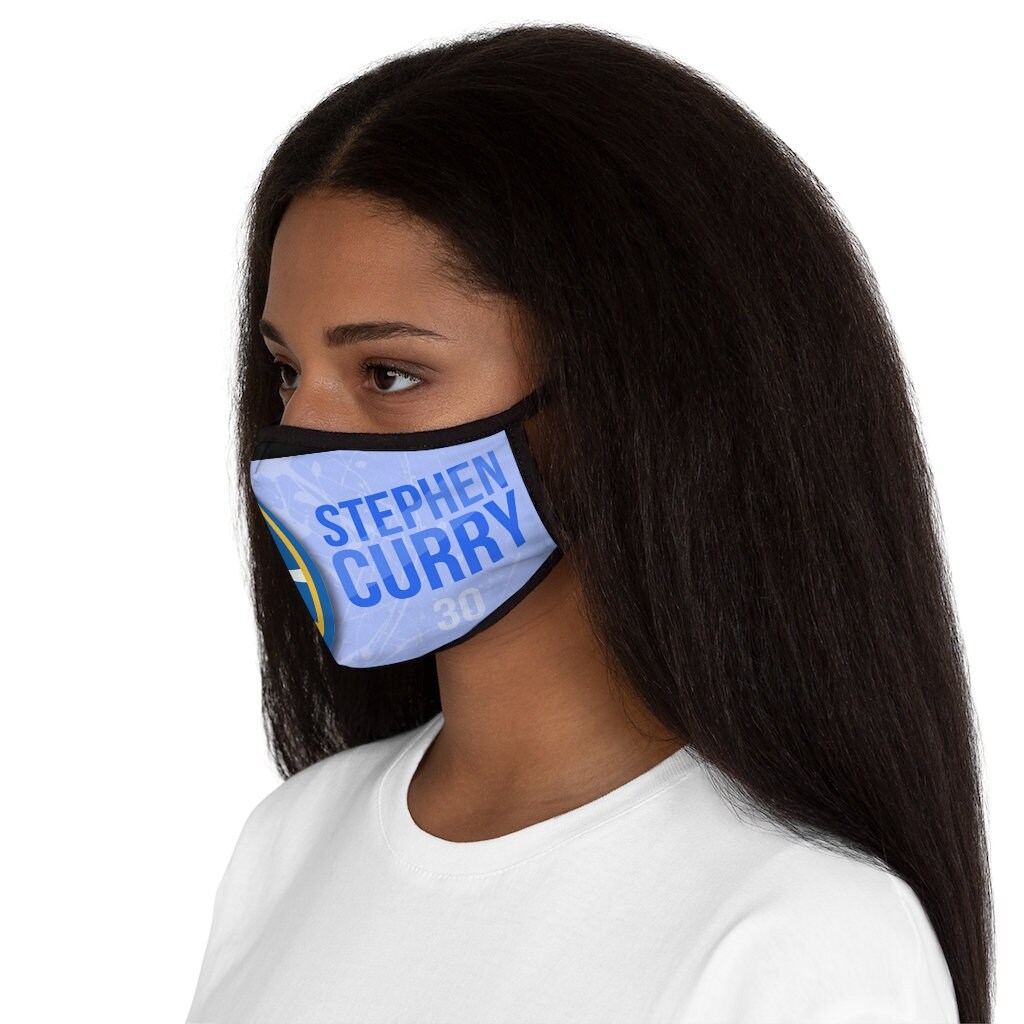 Steph Curry Fitted Face Mask - Etsy