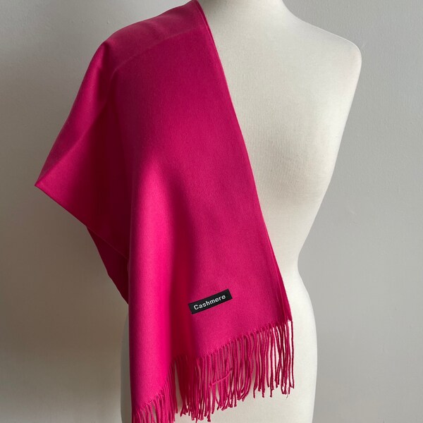 Neon Pink Scarf - Etsy