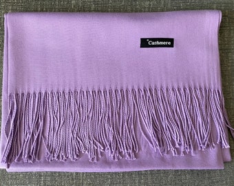 Light Purple Scarf - Etsy