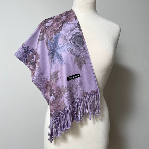 Purple Scarf - Etsy