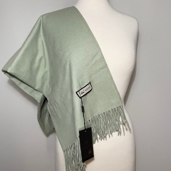 Green Scarf - Etsy