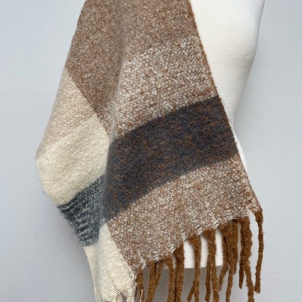 Beige Scarf - Etsy