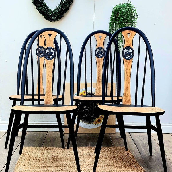 Ercol Dining Chairs - Etsy UK