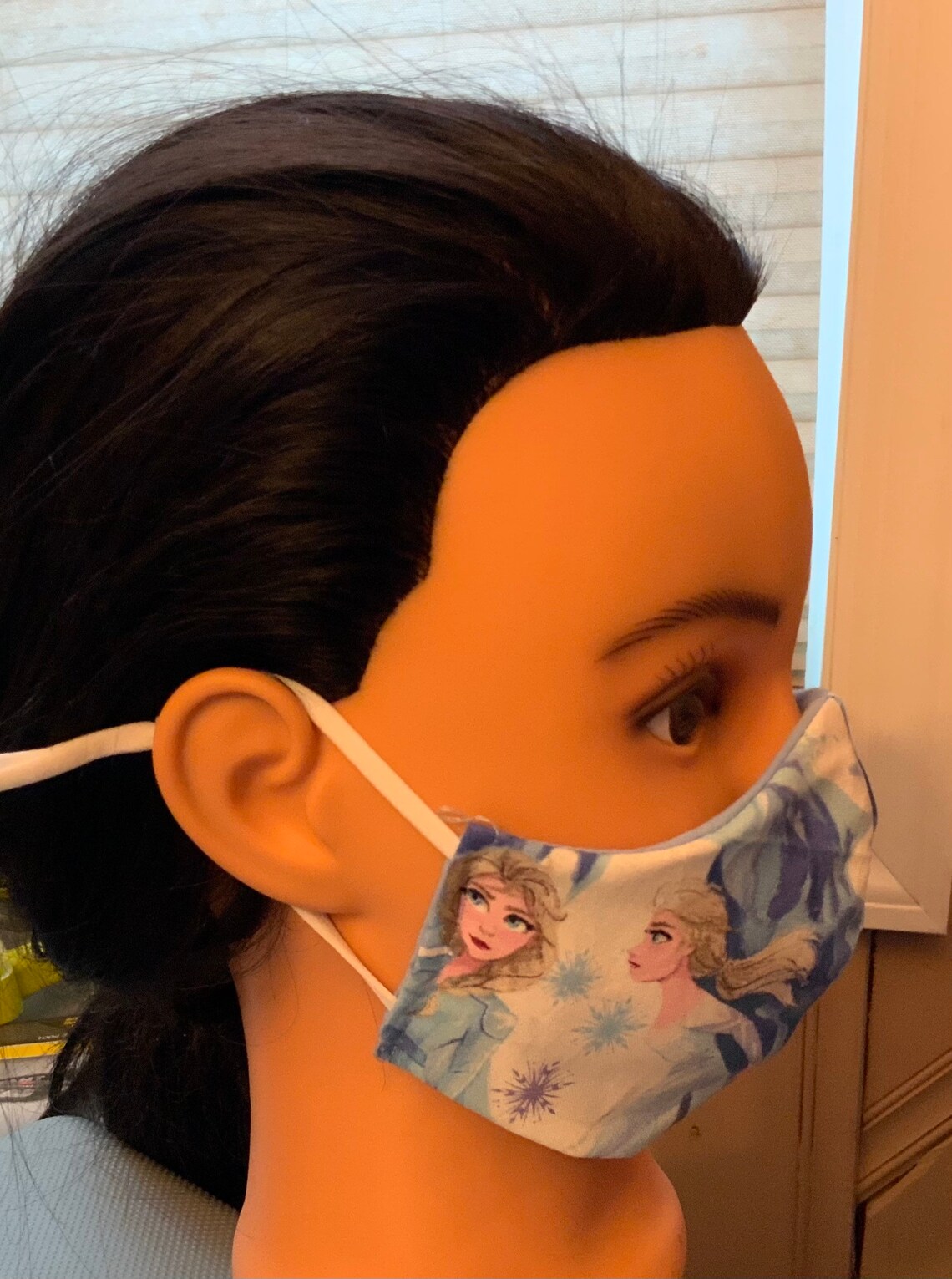 Disney Frozen Elsa Reversible and Reusable Face Mask | Etsy