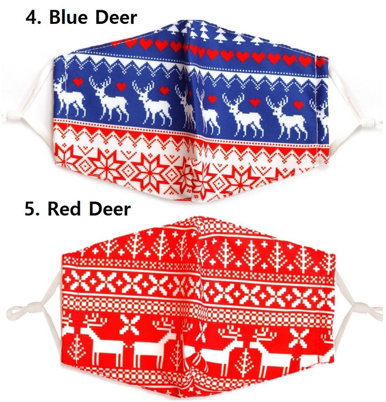 Happy Holiday Adjustable Ear String Unisex Face Mask. Unique - Etsy