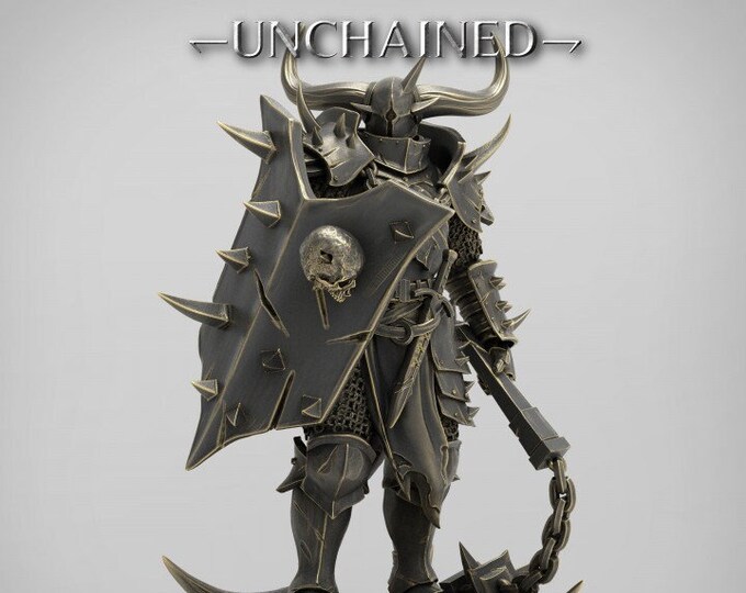 D&D Miniature - Light Flail Soldier Stand - Etsy