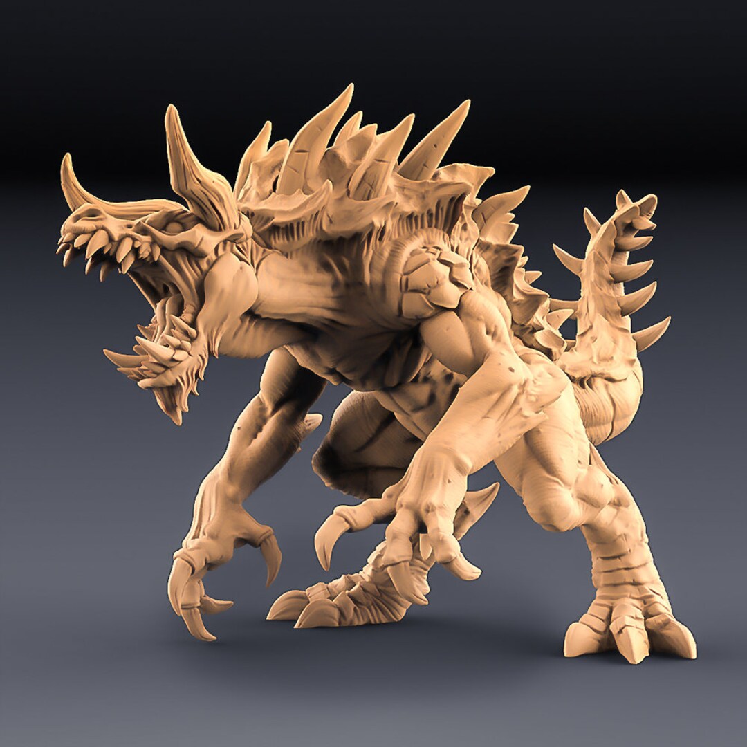 D&D Miniature - Tarrasque - Giant Monster - Etsy