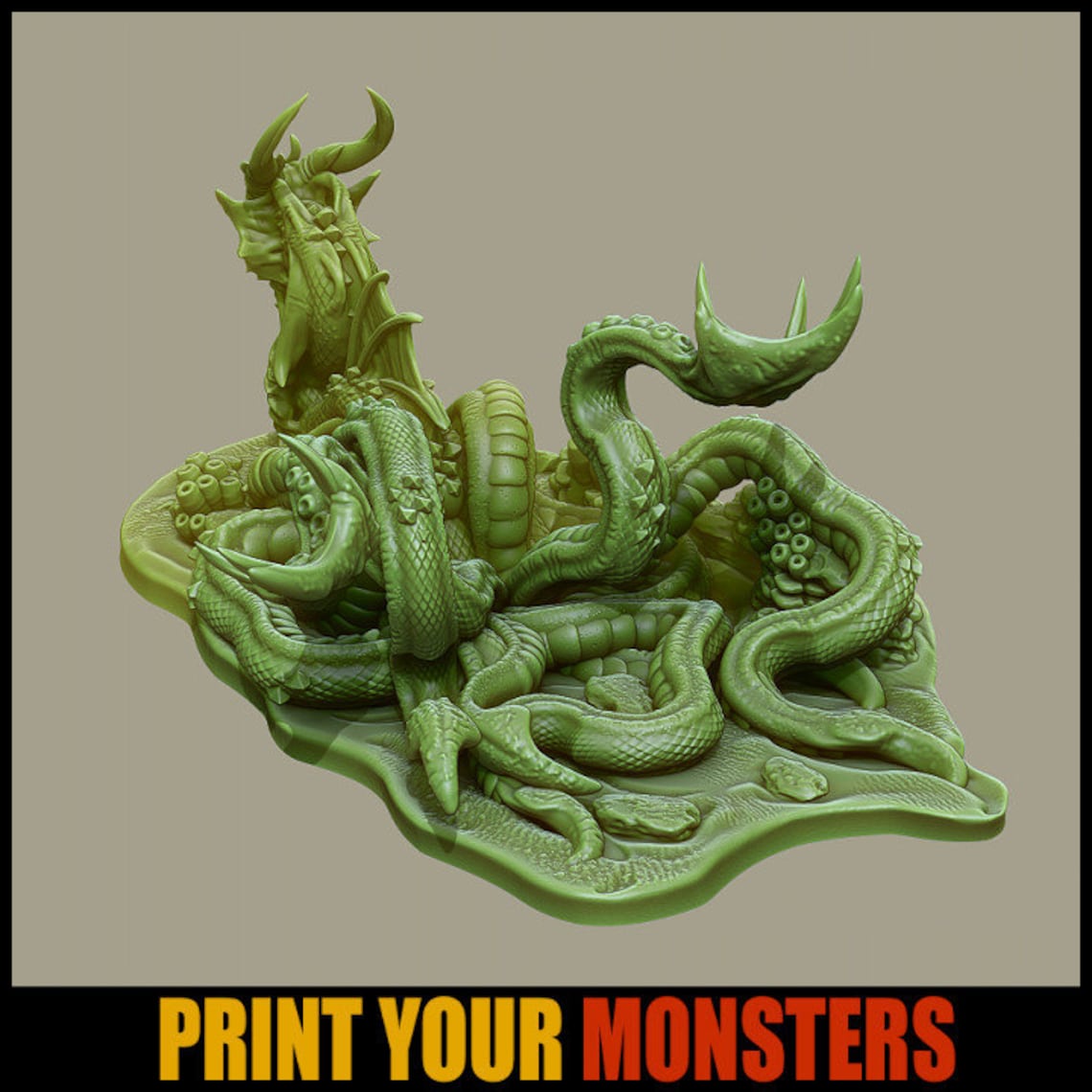 D&D Miniature Leviathan - Etsy