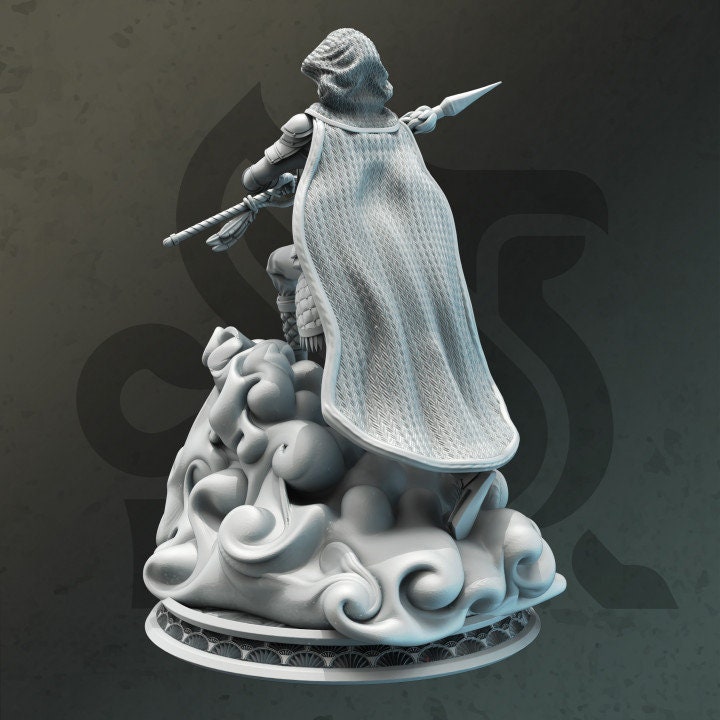 D&D Miniature Air Genasi Rogue Monk - Etsy UK