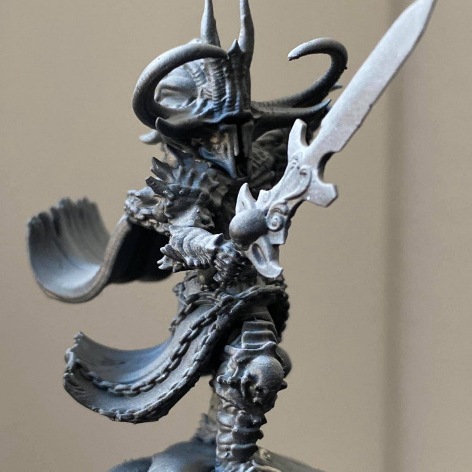 D&D Miniature - Death Knight - Etsy