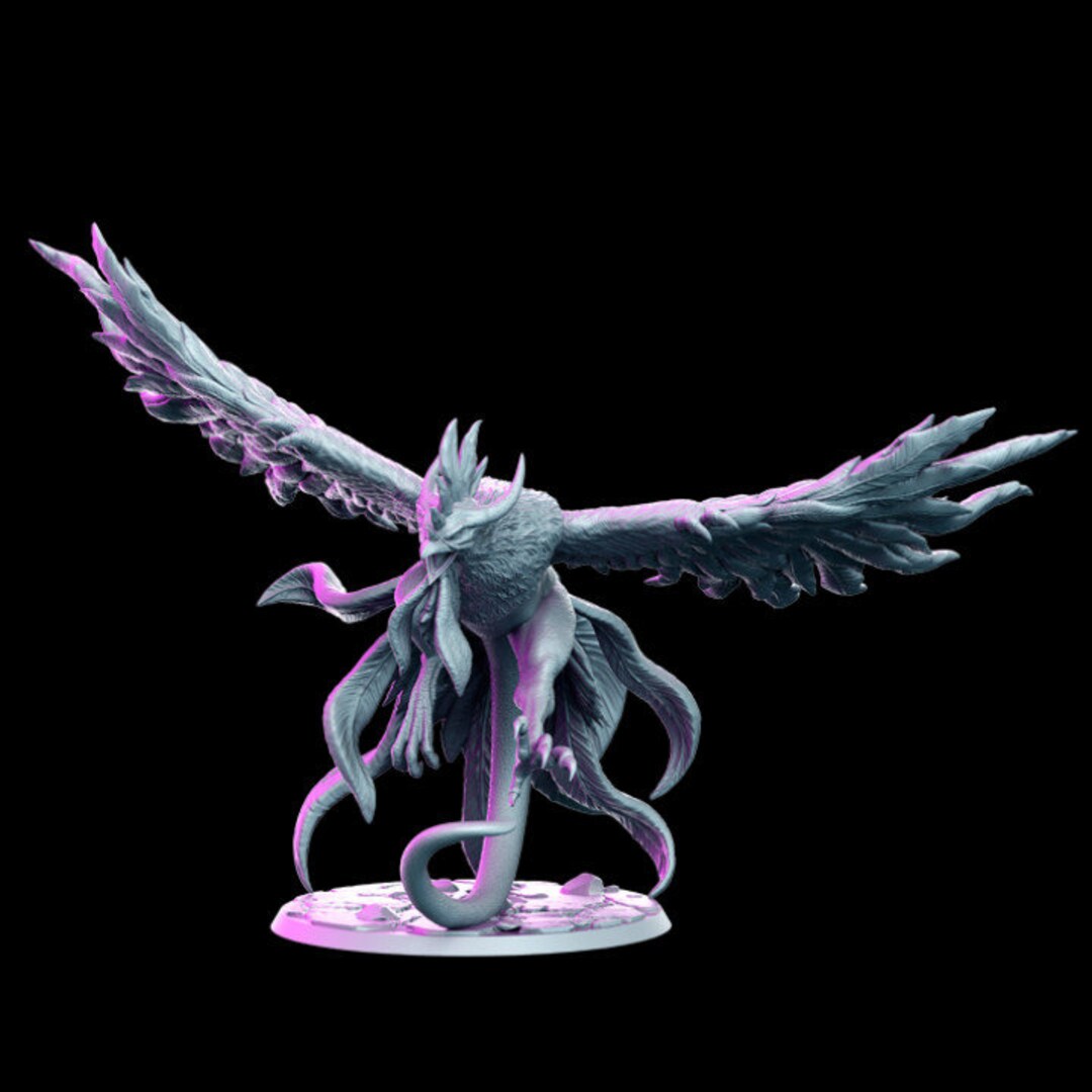 D&D Miniature - Cockatrice (monster) - Etsy