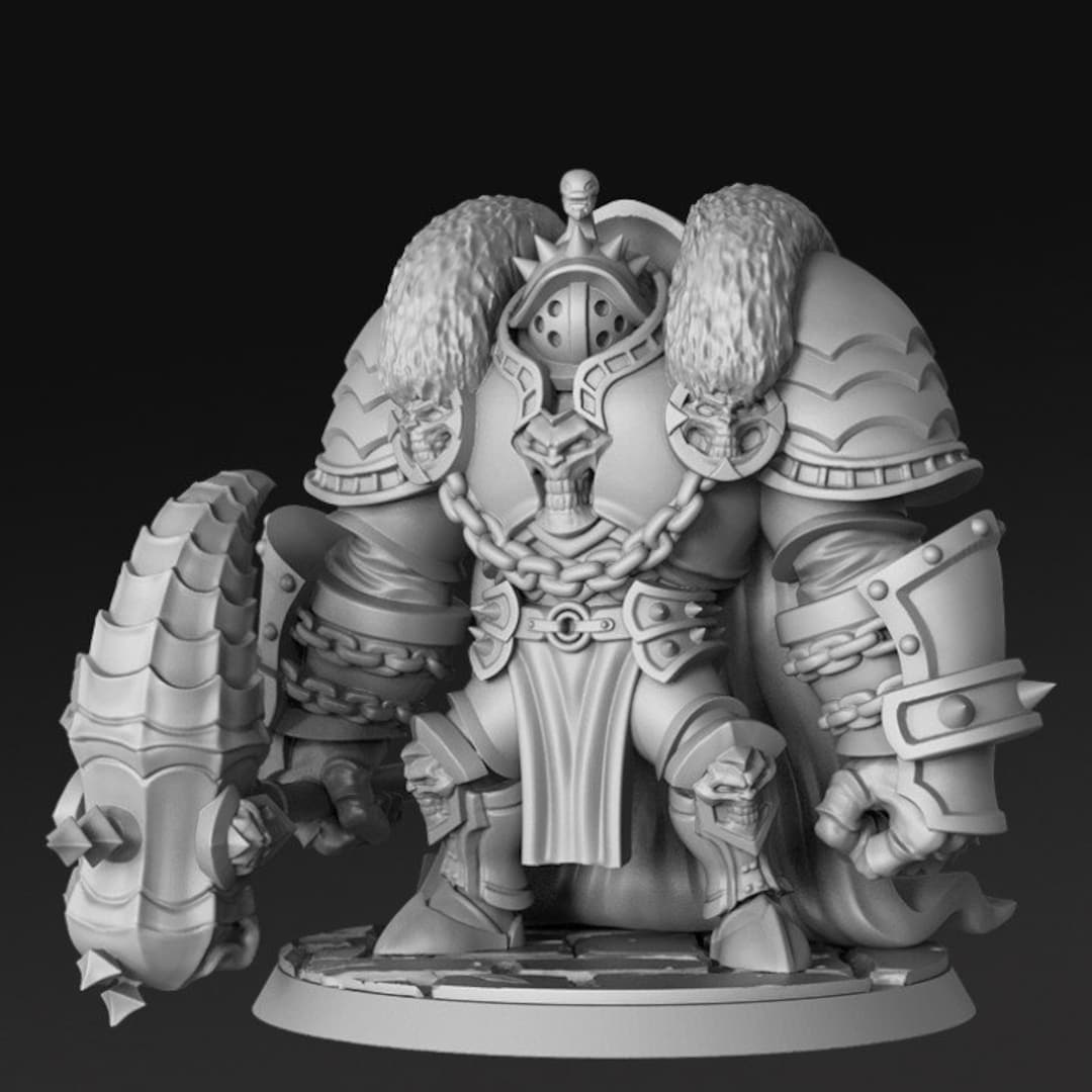 D&D Iron Golem Miniature - Vulcan - Etsy