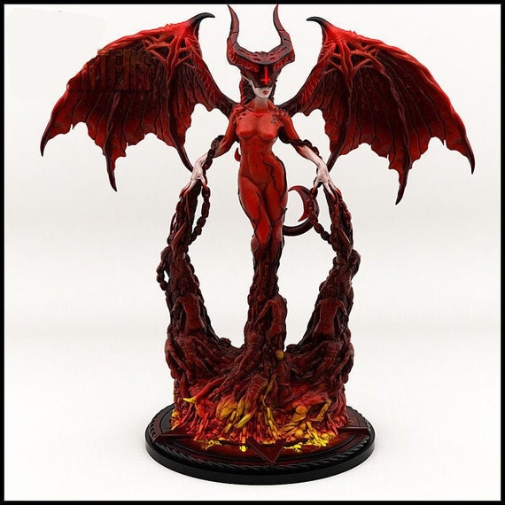 D&D Miniature Demon Queen | Etsy