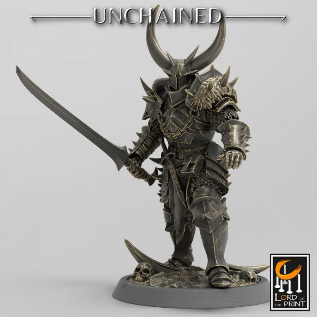D&D Miniature Light Sword Soldier Chief - Etsy