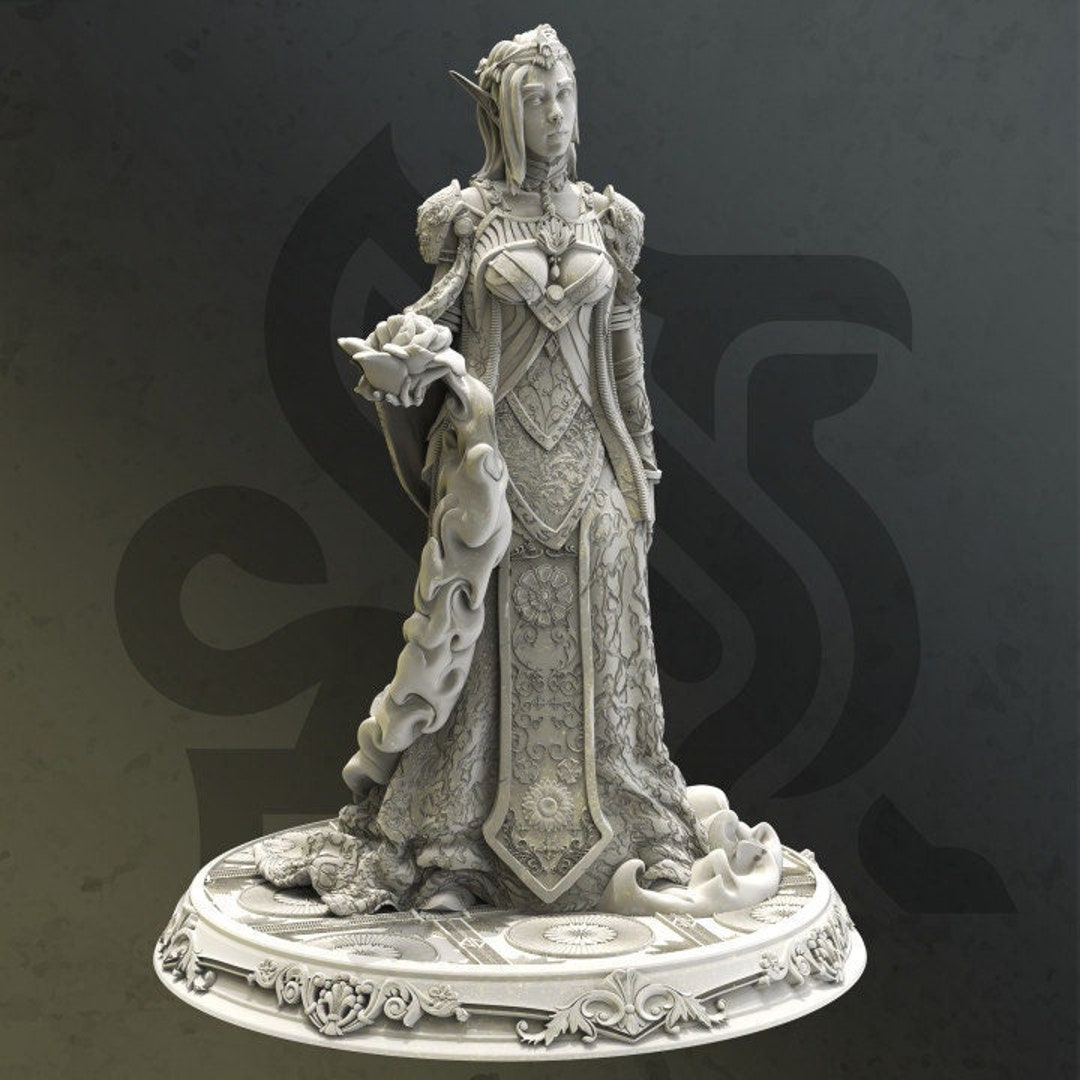D&D Miniature - Goddess of Life - Etsy