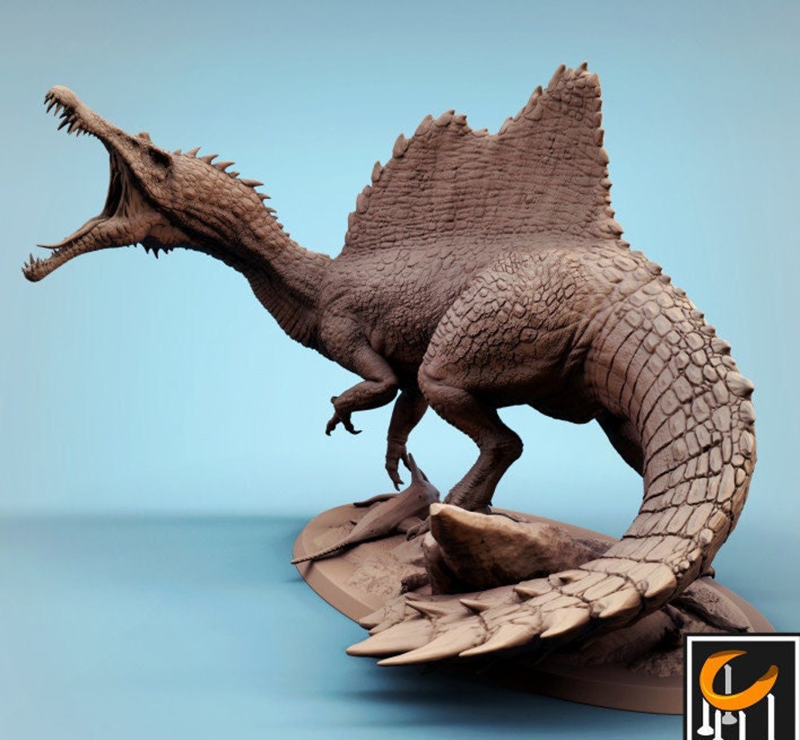 D&D Miniature Spinosaurus - Etsy