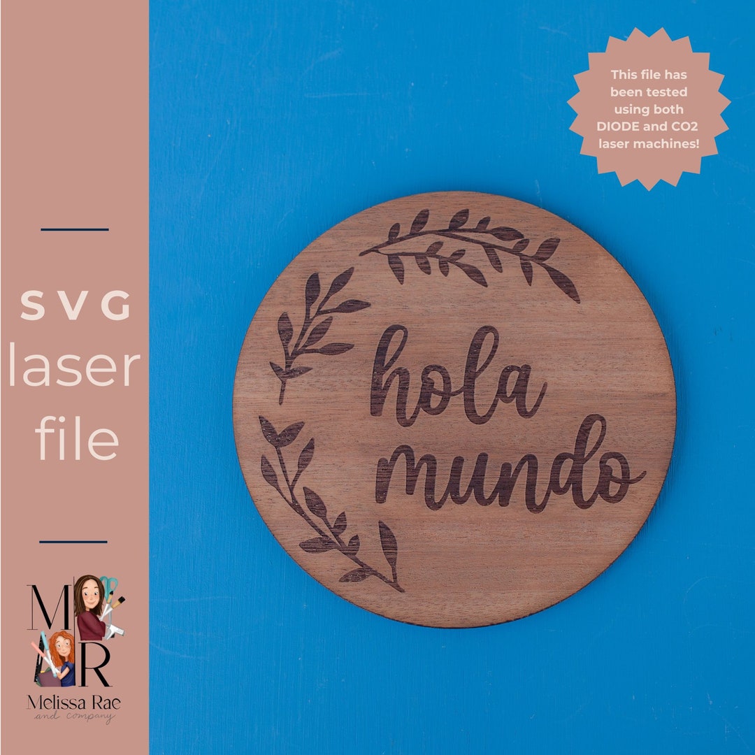 SVG | Baby Announcement | Sign | Hola Mundo | Spanish Version | Newborn ...