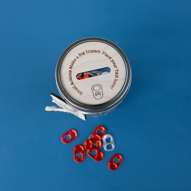SVG | Mason Jar Cover | Soda/pop Tab Collector | Charity Collector - Etsy