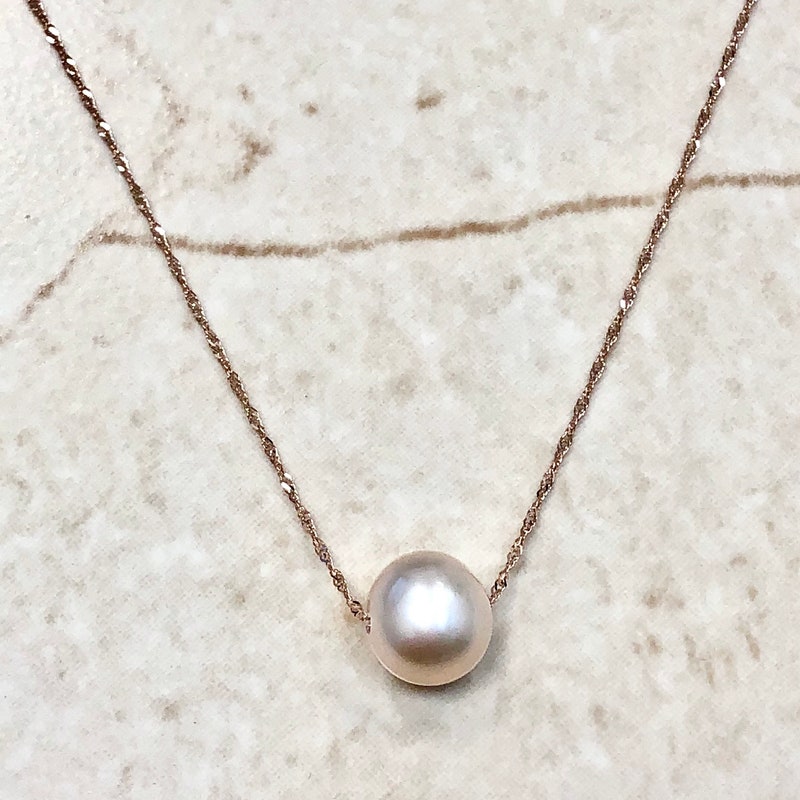 Single Pearl Pendant - Etsy
