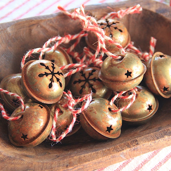 Rusty Jingle Bells - Etsy