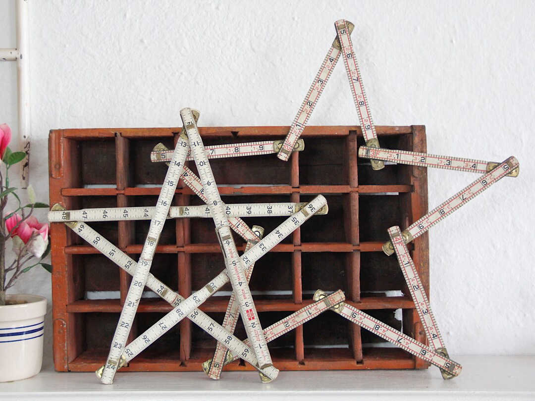 Antique Folding Ruler Masons Ruler - Etsy