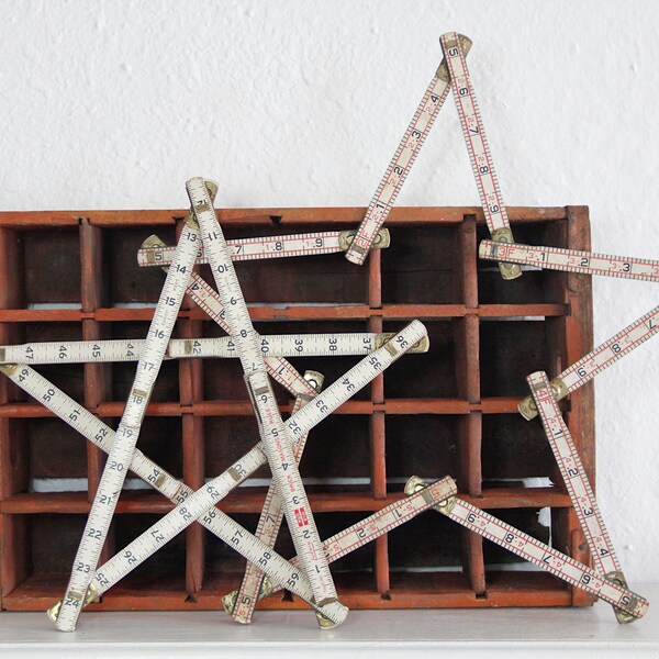 Folding Wood Ruler - Etsy