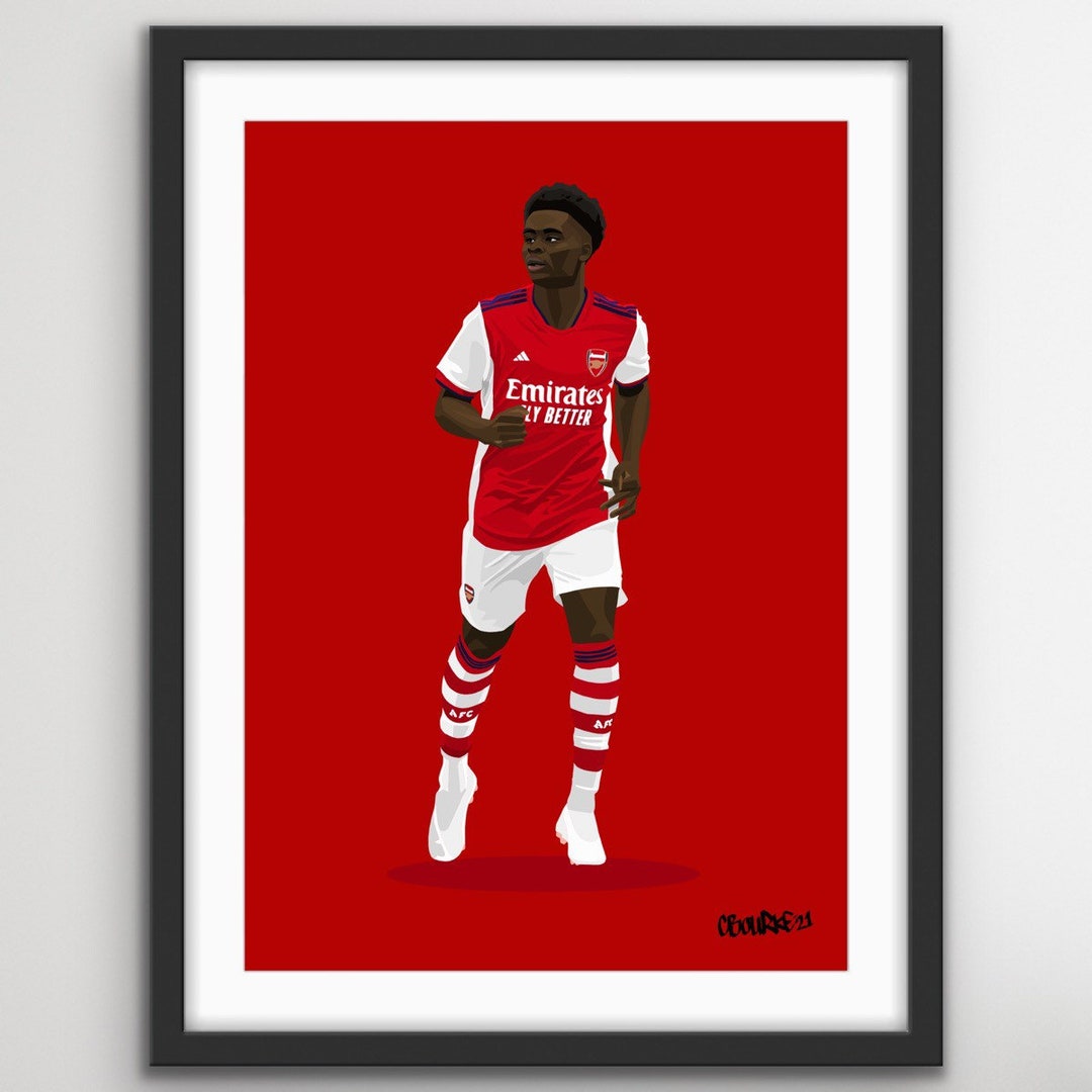 Bukayo Saka Print - Etsy