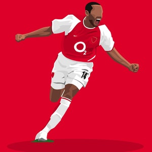 Thierry Henry Iconic Moment Print - Etsy UK