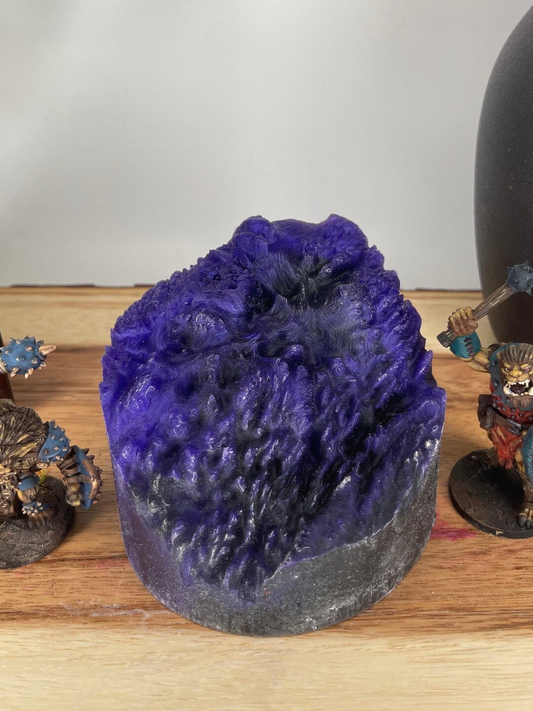 Display Plinth Base for Miniatures Figures Scenery Exhibition Wood ...