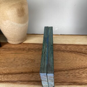 Knife Scales Black Purple Green Dye Stabilized Spalted Maple Wood Knife ...