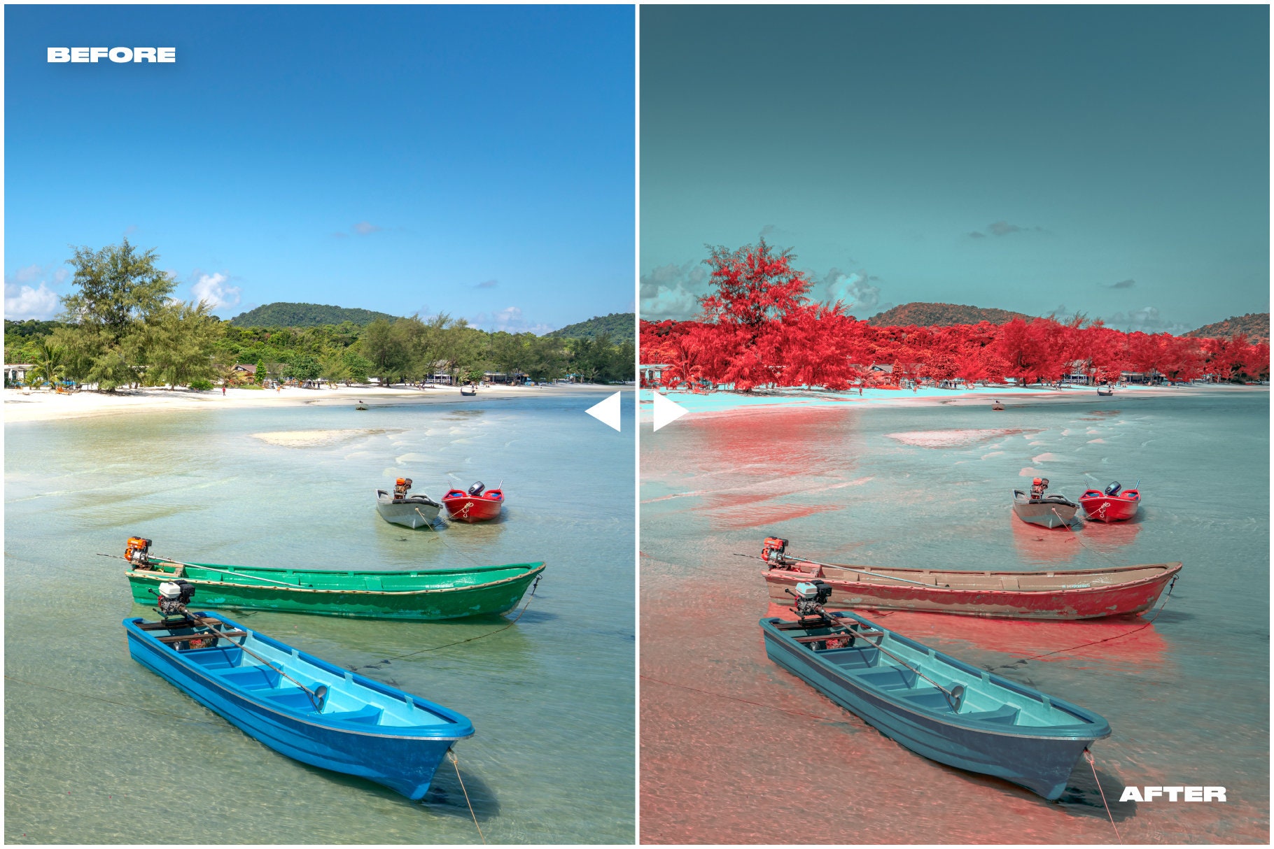 SURREAL RED Color Grading Lightroom Preset for Lightroom - Etsy