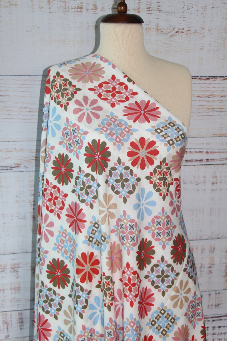 Rayon Fabric by the Yard for Clothes, Abstract Print Rayon Fabric, 100% ...