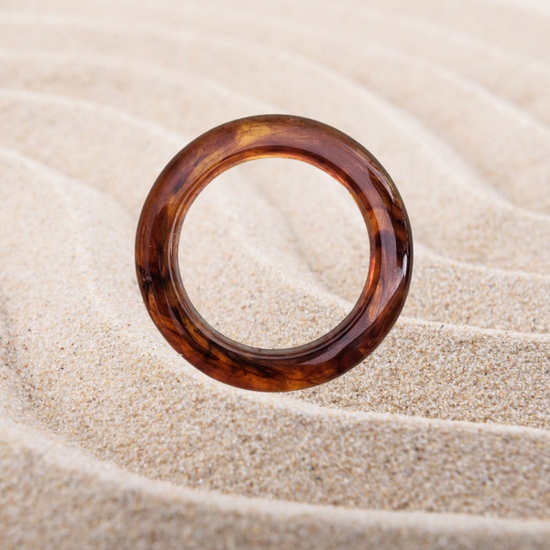 Tortoise Shell Rings - Etsy