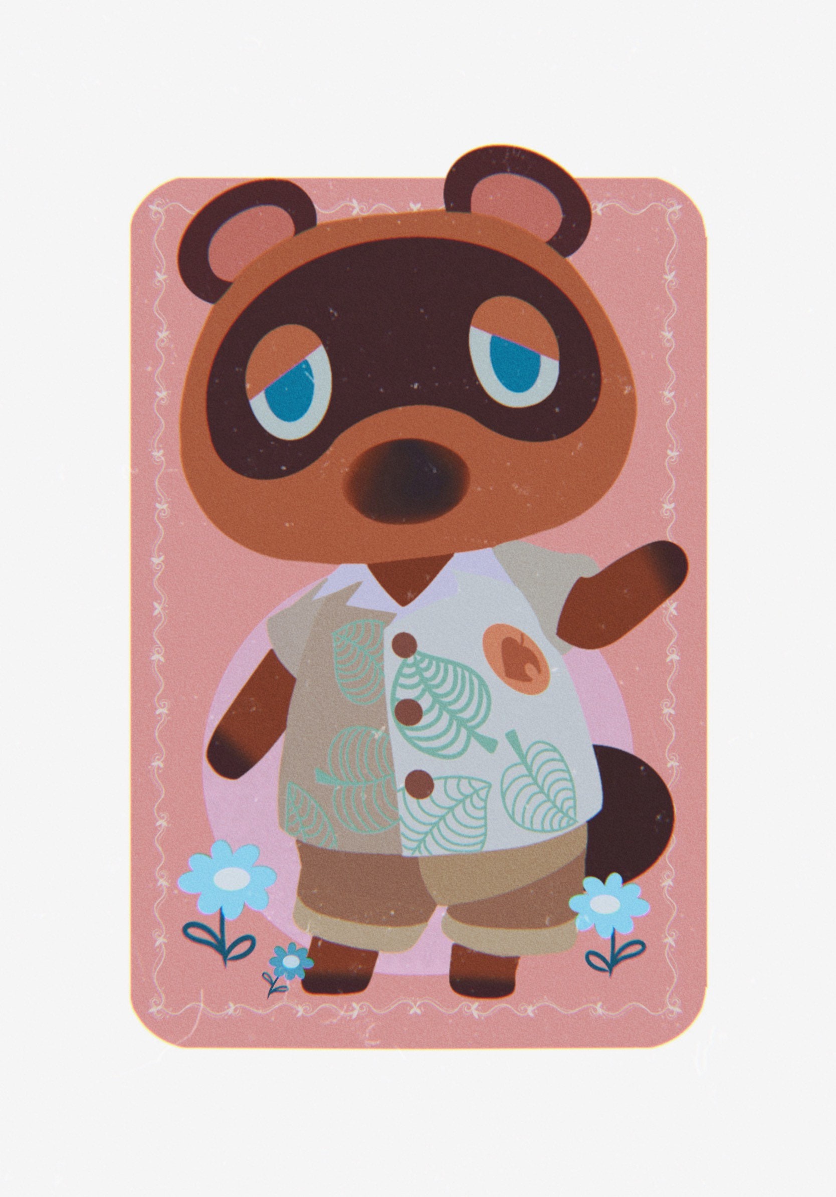 Animal Crossing Print Tom Nook Villager Poster Nintendo Wall | Etsy