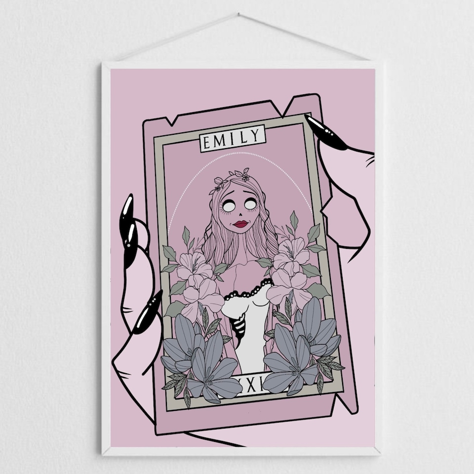 Corpse Bride, Emily Corpse Bride Print, Tim Burton, Halloween Poster ...