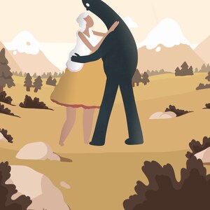 Hilda TV Show, Jorgen and Illus, Hilda Giants Wall Art, Hilda Poster - Etsy